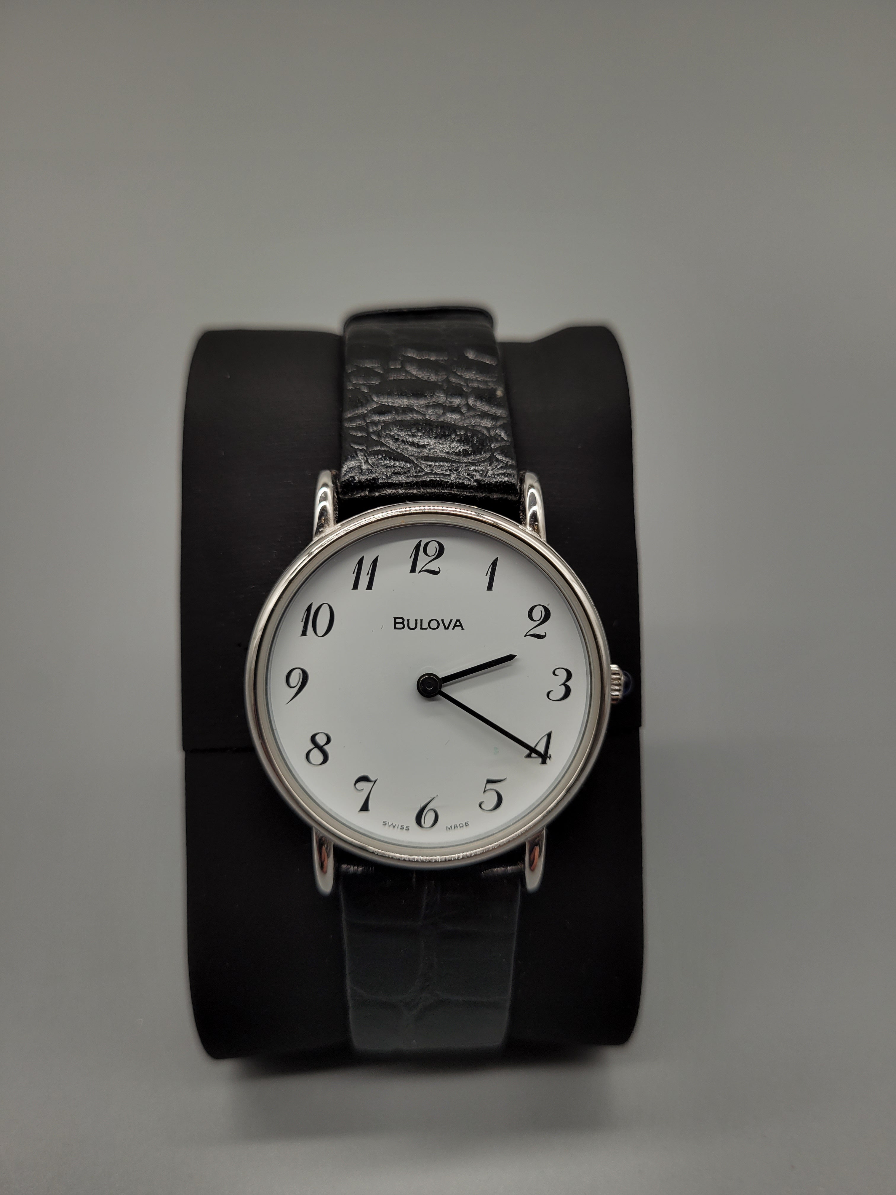 Armbanduhr Bulova Swiss Made Edelstahl Echtleder – Gallery Jarrodi