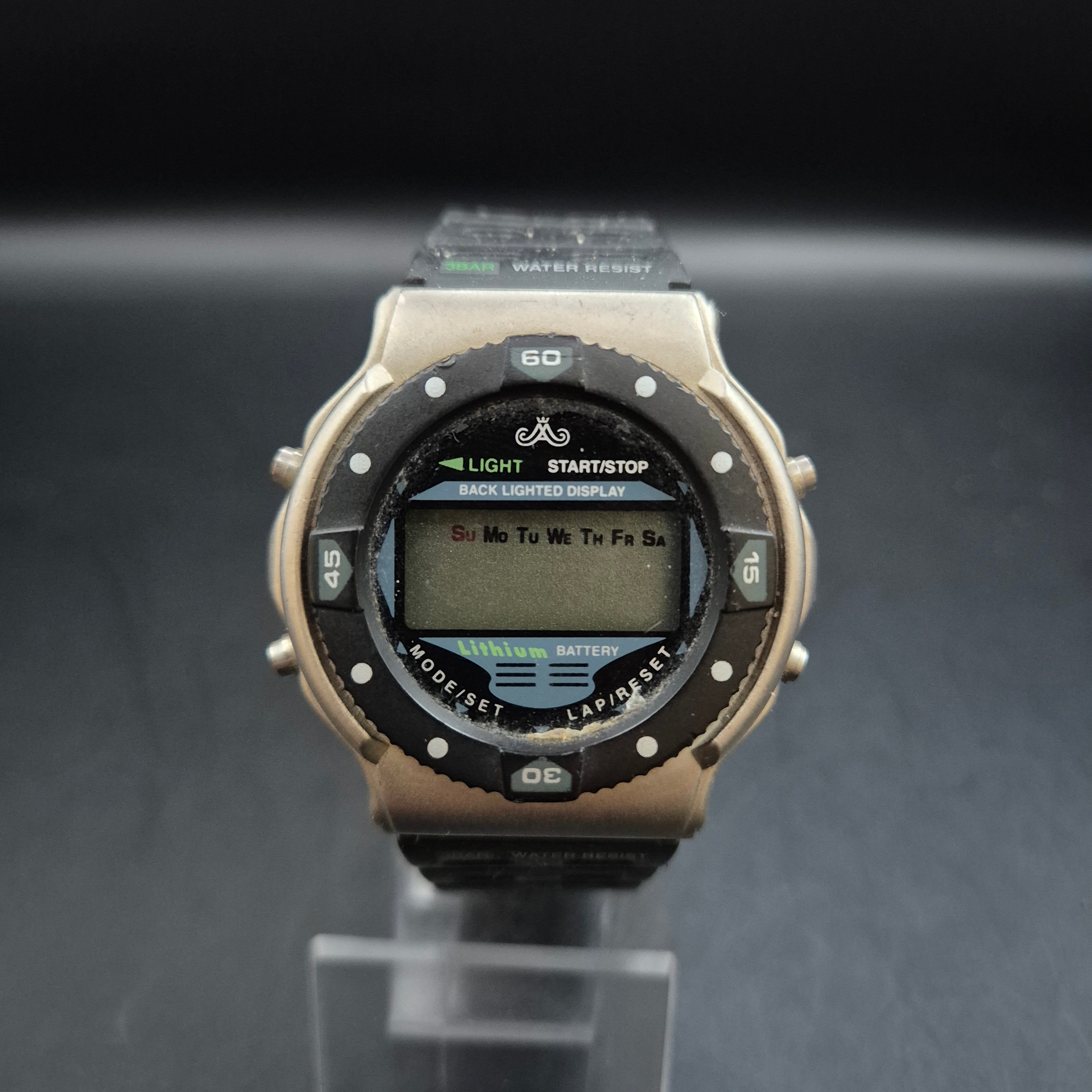 Vintage Aqualite Herren Uhr – Sportlich Digital mit robustem Band ...